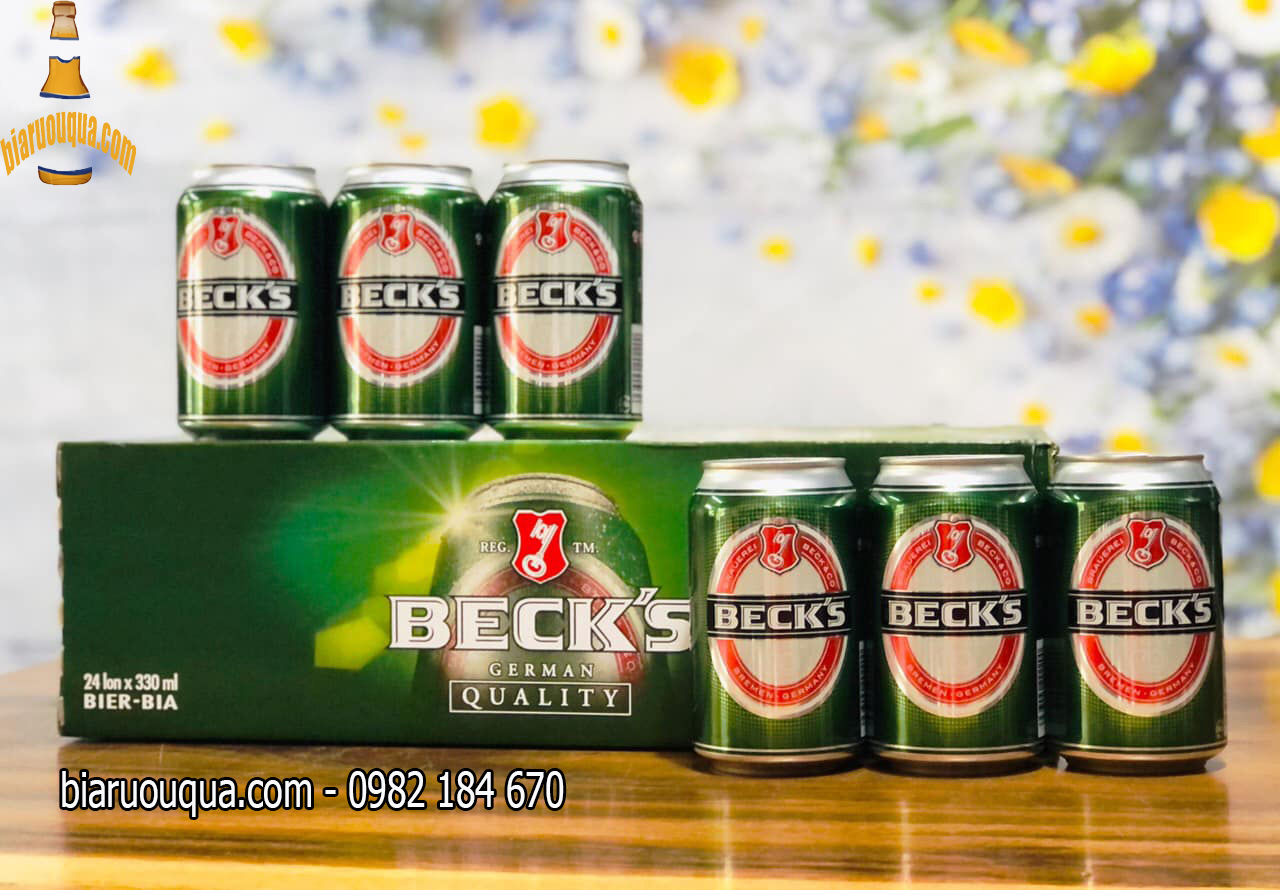 Bia Beck’s Đức 5% thùng 24 lon 330ml