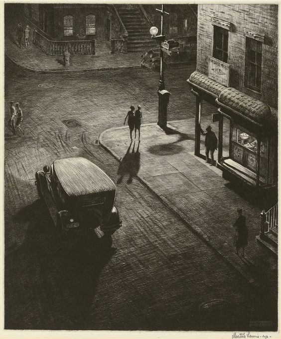 nickyskye meanderings: Martin Lewis, print-maker, artist (1881-1962)