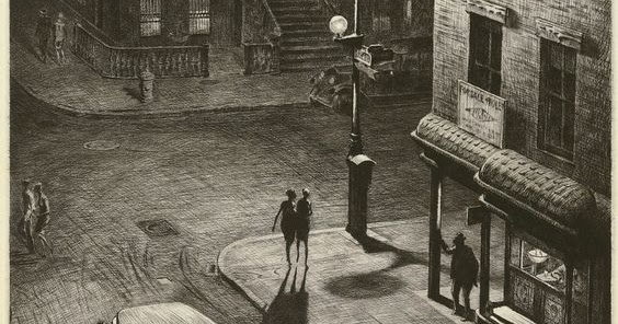 nickyskye meanderings: Martin Lewis, print-maker, artist (1881-1962)