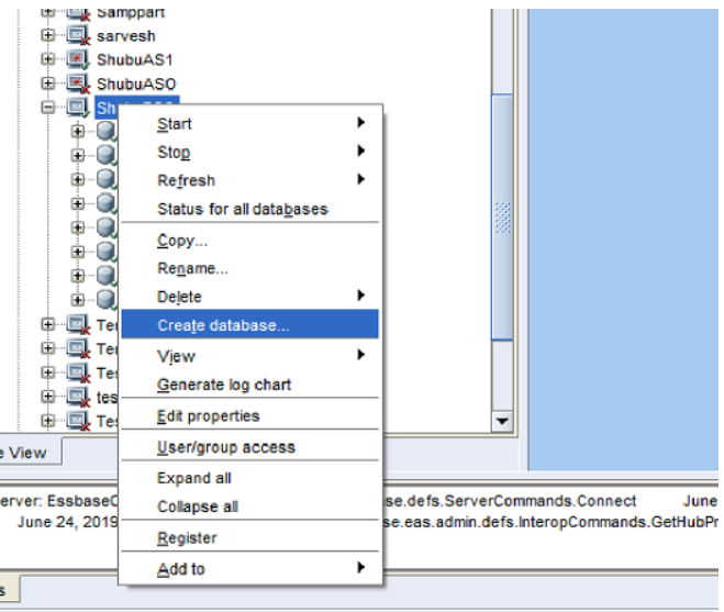 Creating Application and Database in Essbase - Hyperion | Shubu
