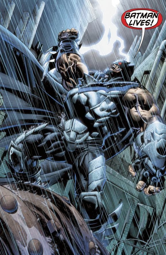 The Crusader's Realm: Forever Evil: Bane Rules Gotham as Bat-Bane ...