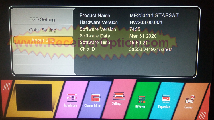 GX6605S STARSAT PRO NEW SOFTWARE WITH DLNA RENDER & XTREAM IPTV OPTION ...