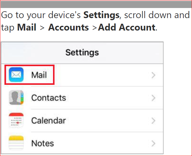 Setup O365 email using the iOS Mail App.