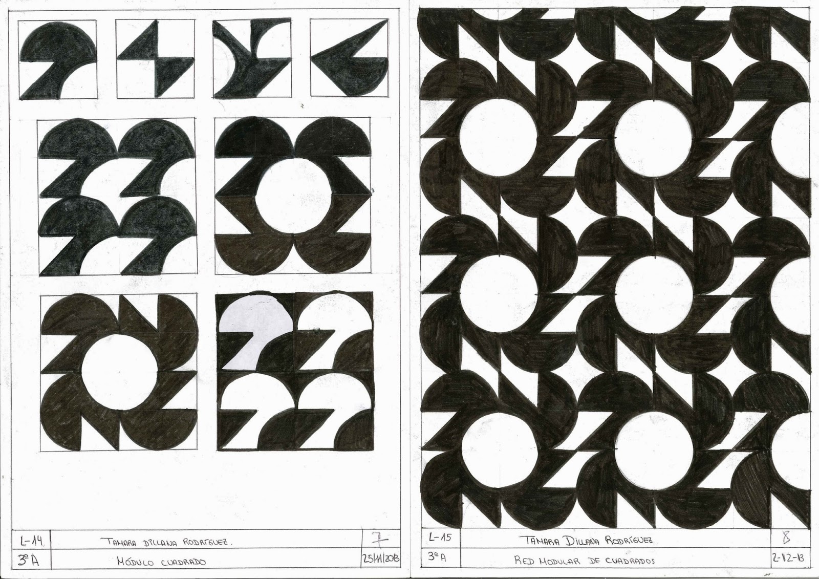 RED MODULAR. CUADRADO | .imagenesola imagen y la educacion plastica y ...