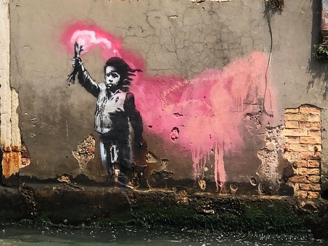 Bansky en Venecia... - El mundo de las Artes Visuales...
