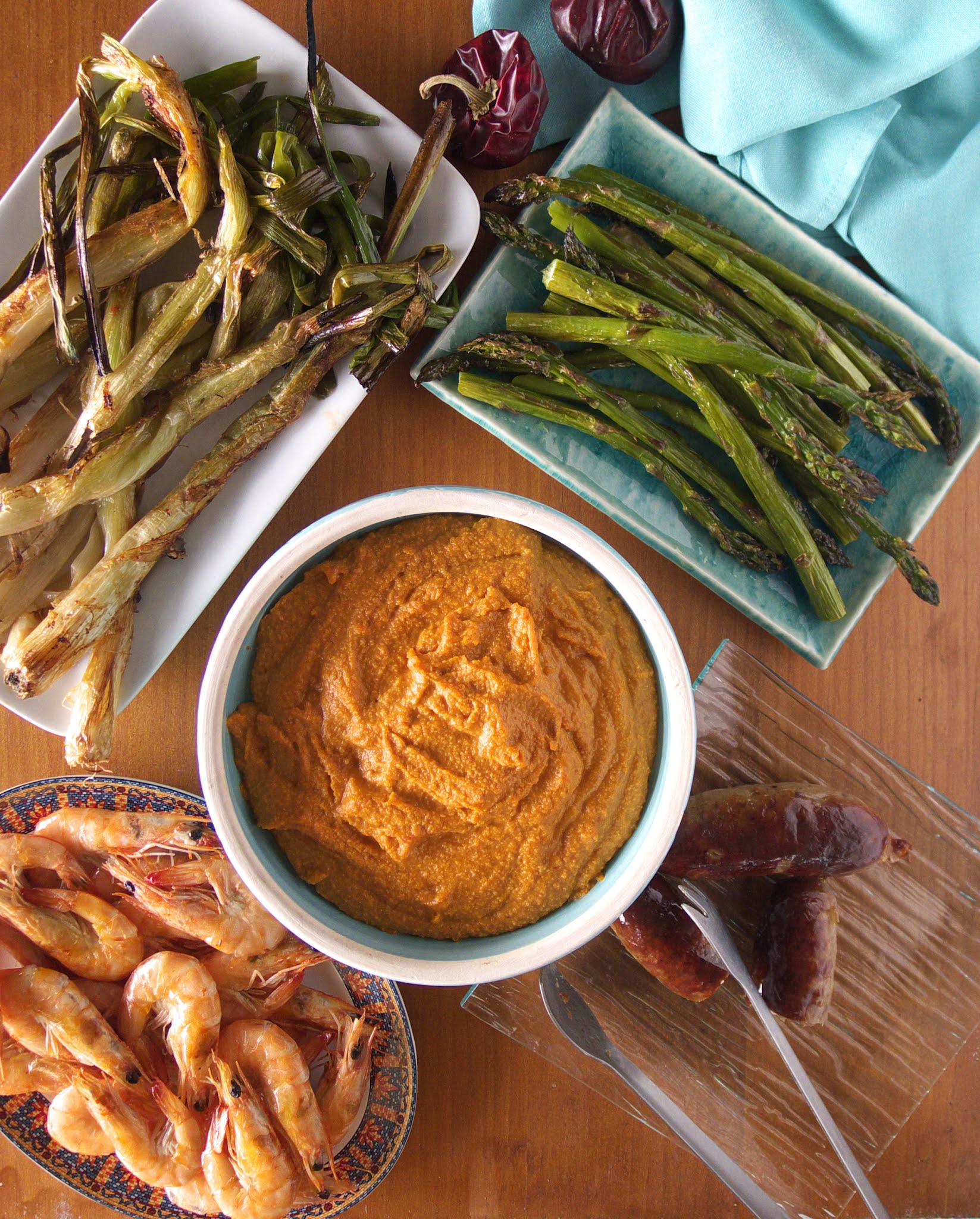 MY KITCHEN IN SPAIN: CALÇOTADA--SHEET PAN BROIL