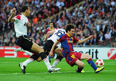 Soccer - Football Scores: Lionel Messi : Barcelona v Manchester United ...