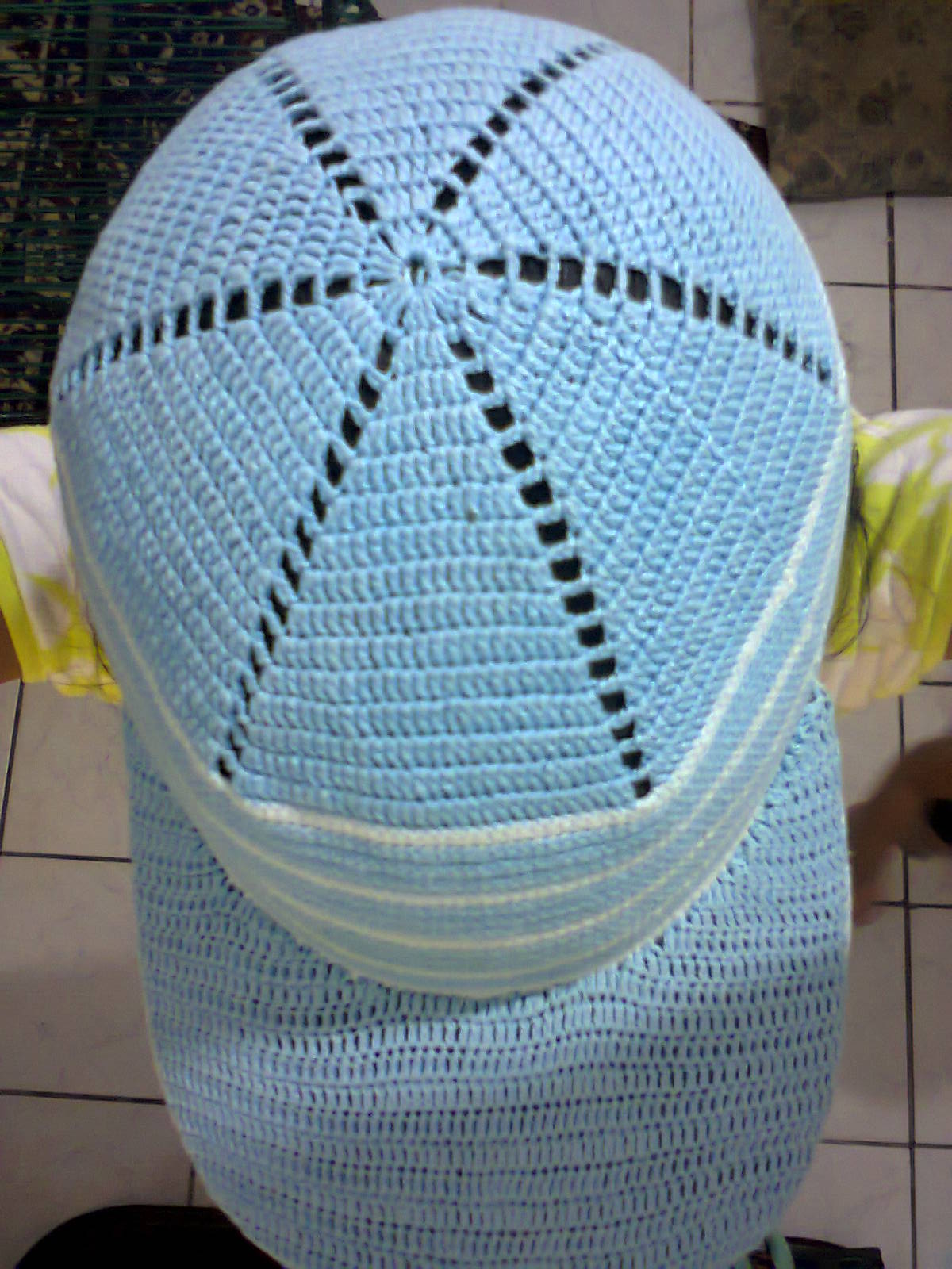 Arte de bordar: Boné de croche