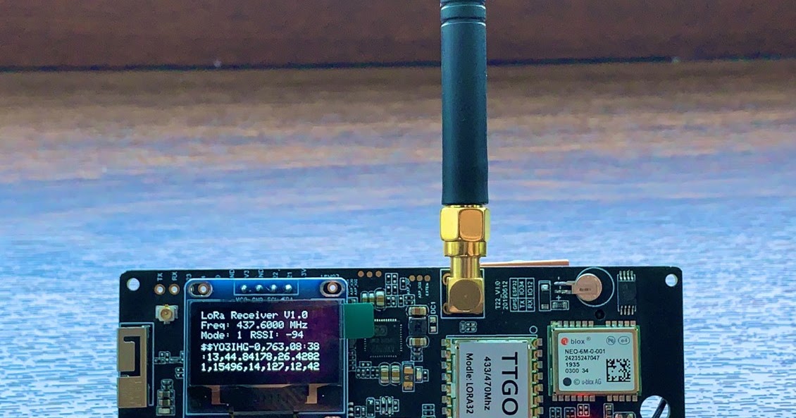 YO3IHG ham radio website: ESP32 LoRa Receiver