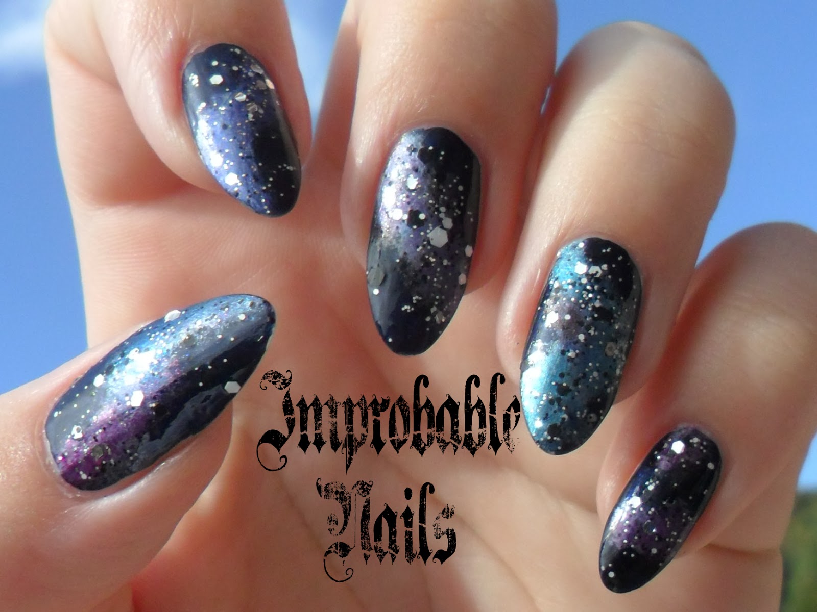 Improbable Nails: "OUTER SPACE" nails + make up in collaborazione con ...