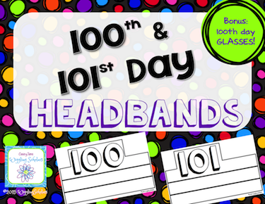 Primary Powers: 6 Easy Ideas for 100th and 101st Day of School