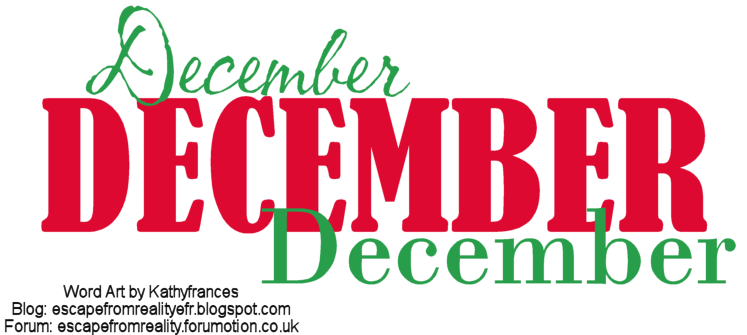 Escape From Reality Blog: Months Of The Year Word Art by Kathyfrances