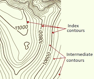 Practical Geography Skills: Contour lines on topographic maps