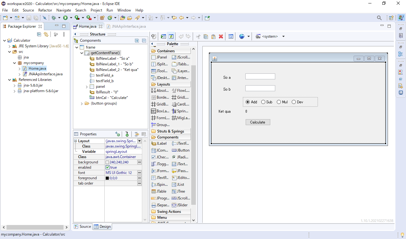 [Java] Use C/C++ DLL from Java with JNA