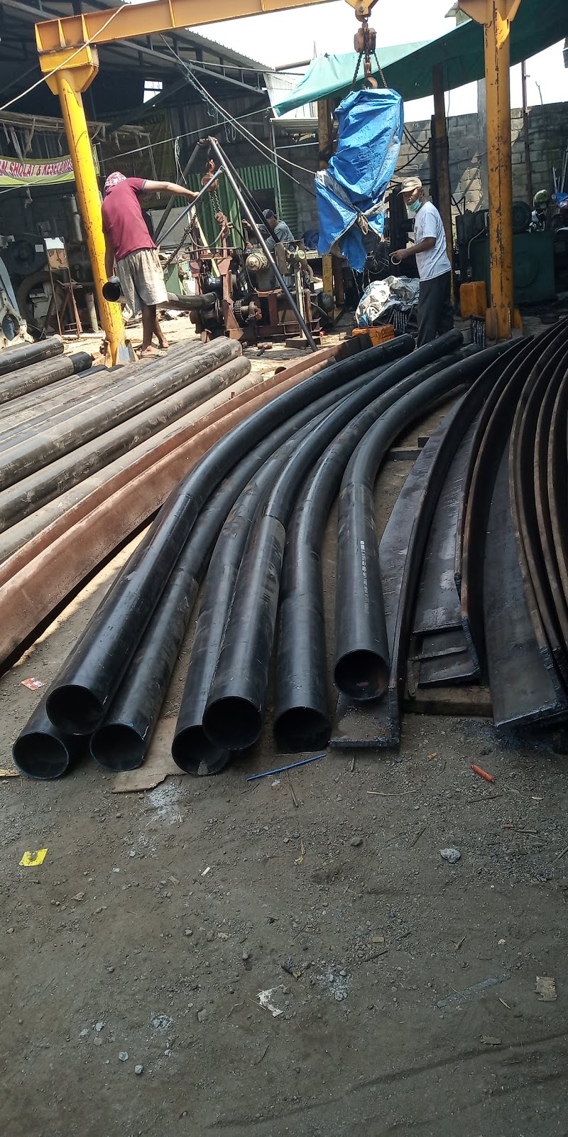 Jasa Roll Pipa Banding PipaUkuran Besar Murah Di Surabaya,Jawa Timur