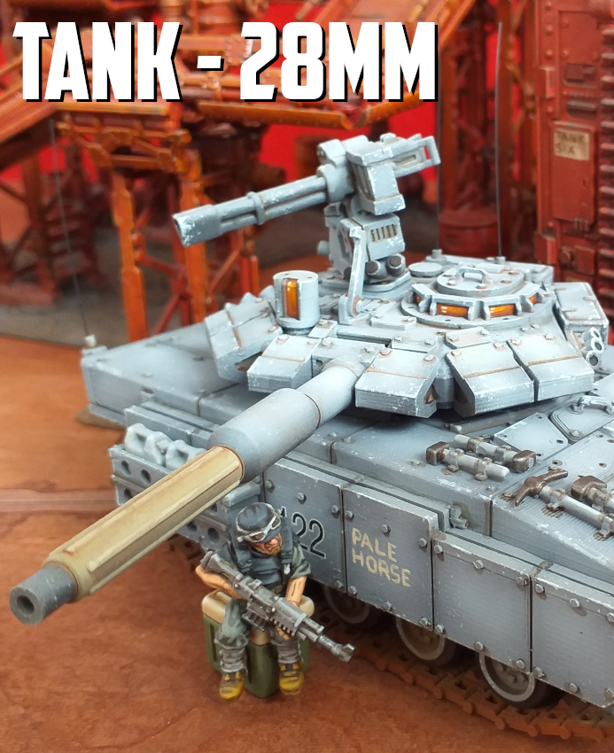 Wargame News and Terrain: Tabletop Terrain: Tank: 3D Printable for 28mm ...