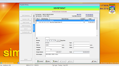 Cara pengentrian Data ke SIMDA BMD Versi 2.0.7.10.1 - Book My Madrasah