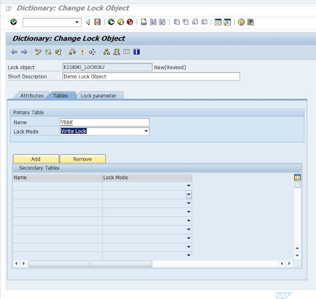 How To Create Lock Objects In SAP ABAP How To Create Lock Objects In SAP ABAP