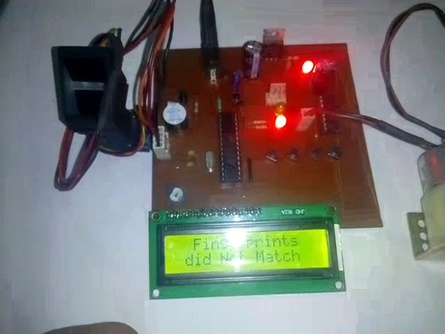 Shri Embedded Projects: Fingerprint Based Vehicle Starter System