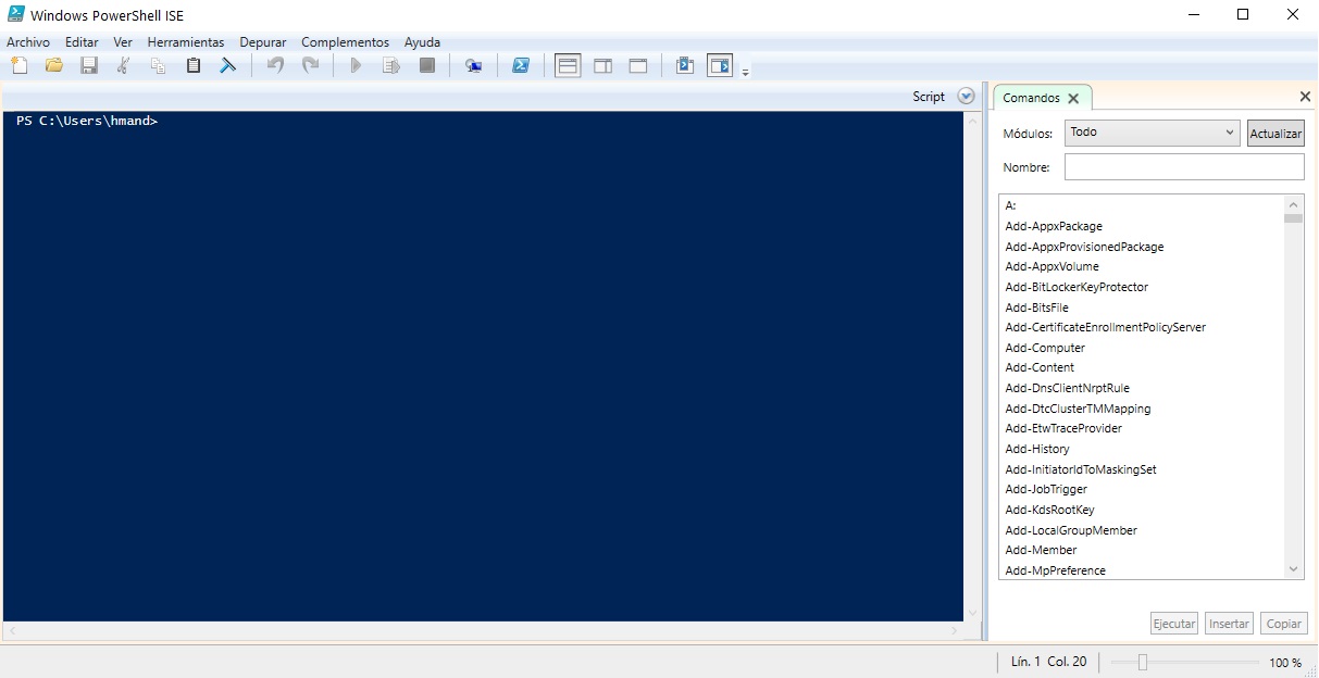 ¿como Usar Powershell Ise