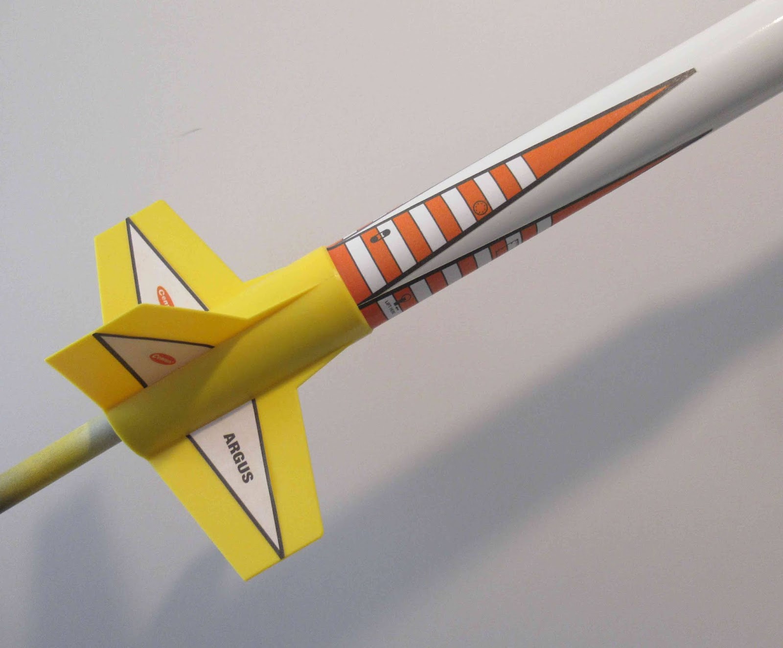 Model Rocket Building: Centuri Argus #KB-9, Finished