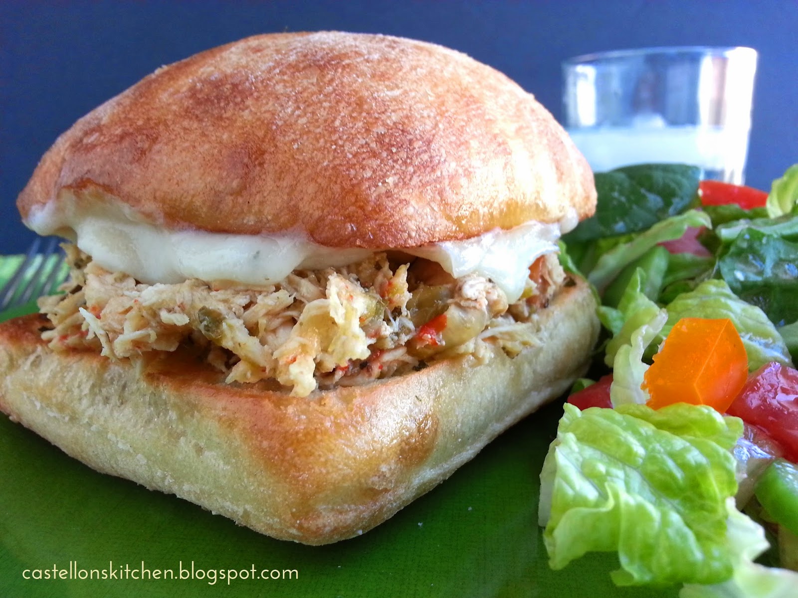 Ciabatta Chicken Sandwiches with Peppers and Leeks - Best Recipes All World