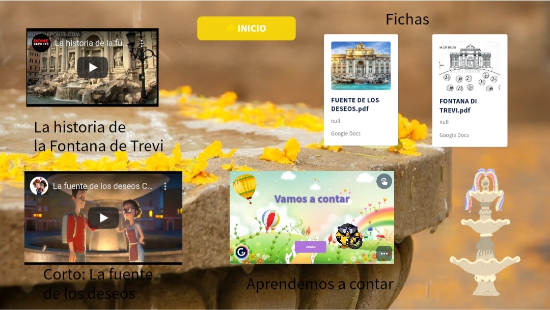 L@s Peques del Velázquez: FUENTE DE LOS DESEOS