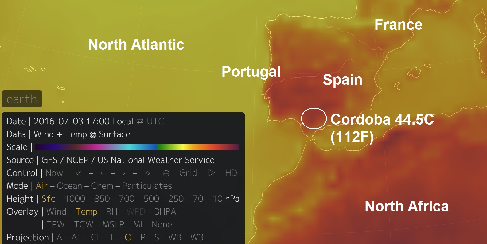 The Big Wobble : Heat wave sends temperature over 44C (112F) in ...