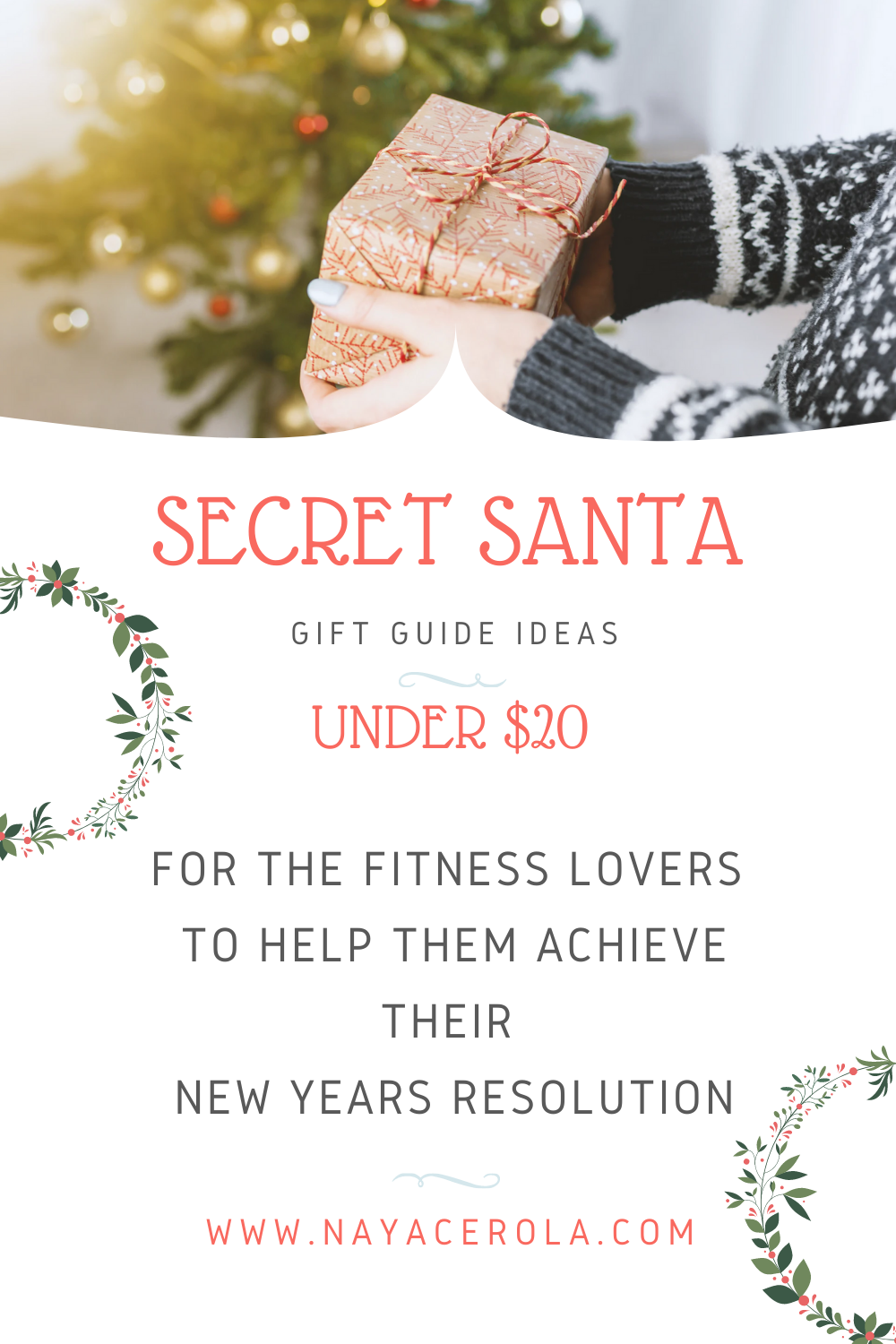 Secret Santa Gift Ideas for fitness lovers ~ NayAcerola, Fitness and ...