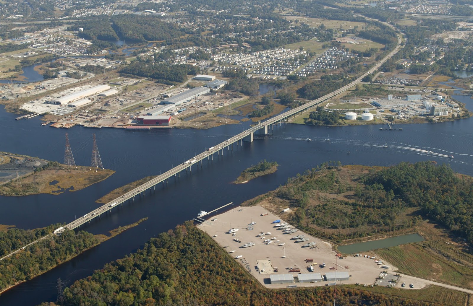 Industrial History: Bridges over South Branch Elizabeth River south of ...