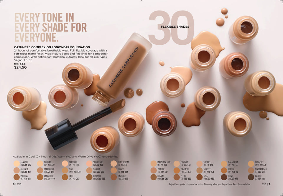 Your 21st Century Avon Lady: Campaign 18 --Introducing Cashmere Complexion