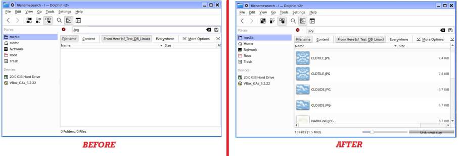 Dolphin File Manager Search Not Work in Desktop Solution Process ...