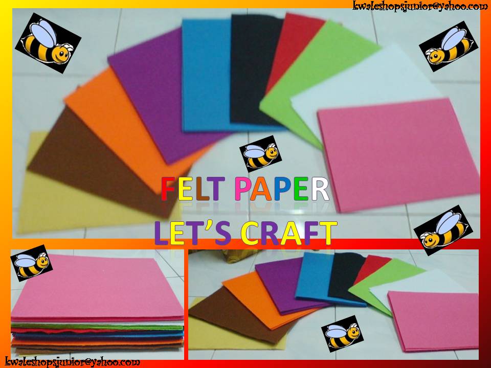 WELCOME TO MY BLOG....:): Let's Craft With Felt Paper!!!