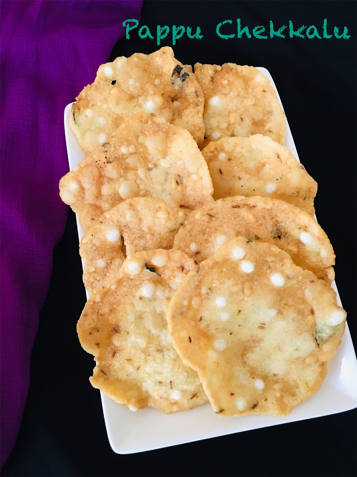 Andhra Pradesh - Pappu Chekkalu - From Sushma's Kitchen