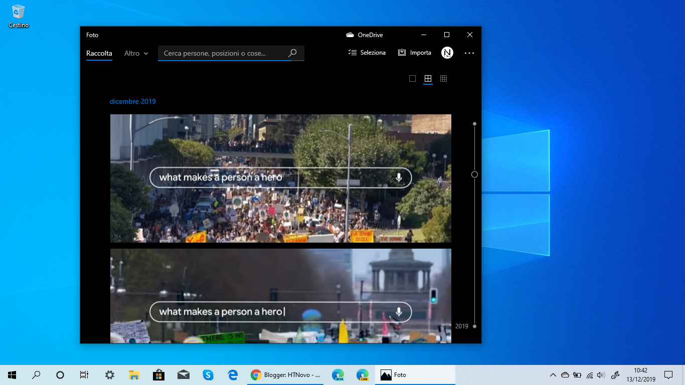 Microsoft Foto per Windows 10 ottiene l'integrazione di OneDrive