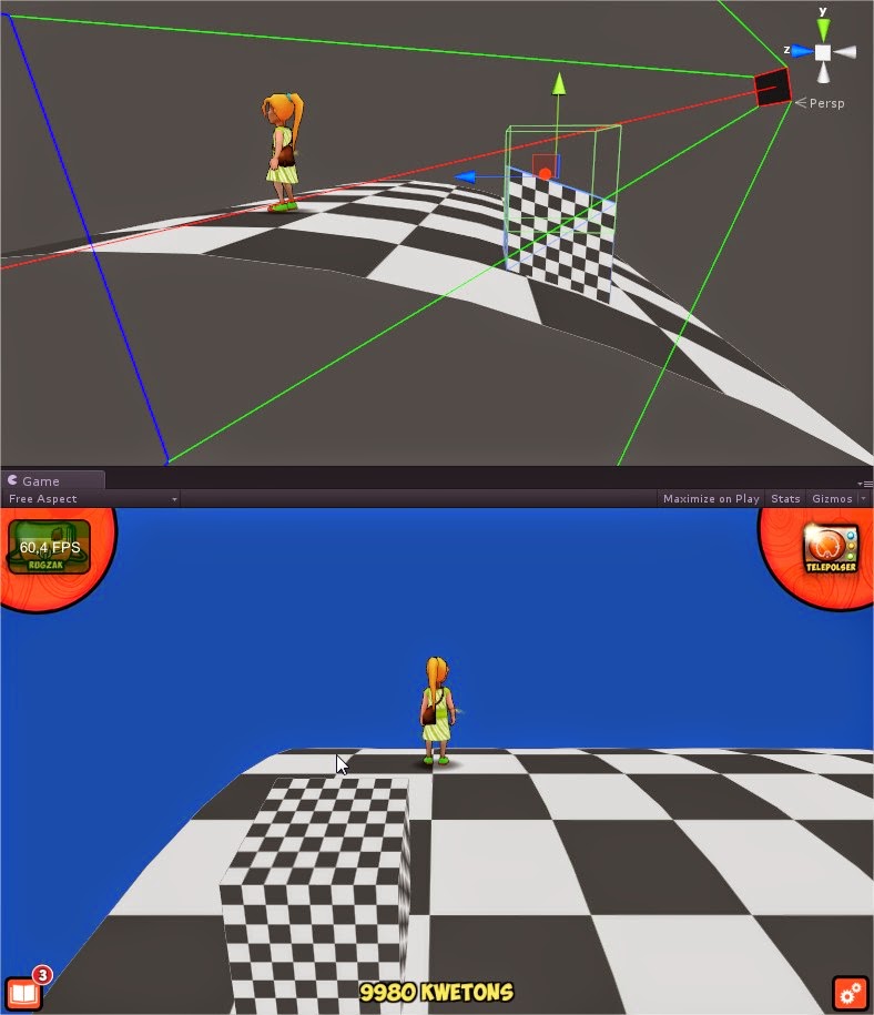 AVA: Bending the world with Unity