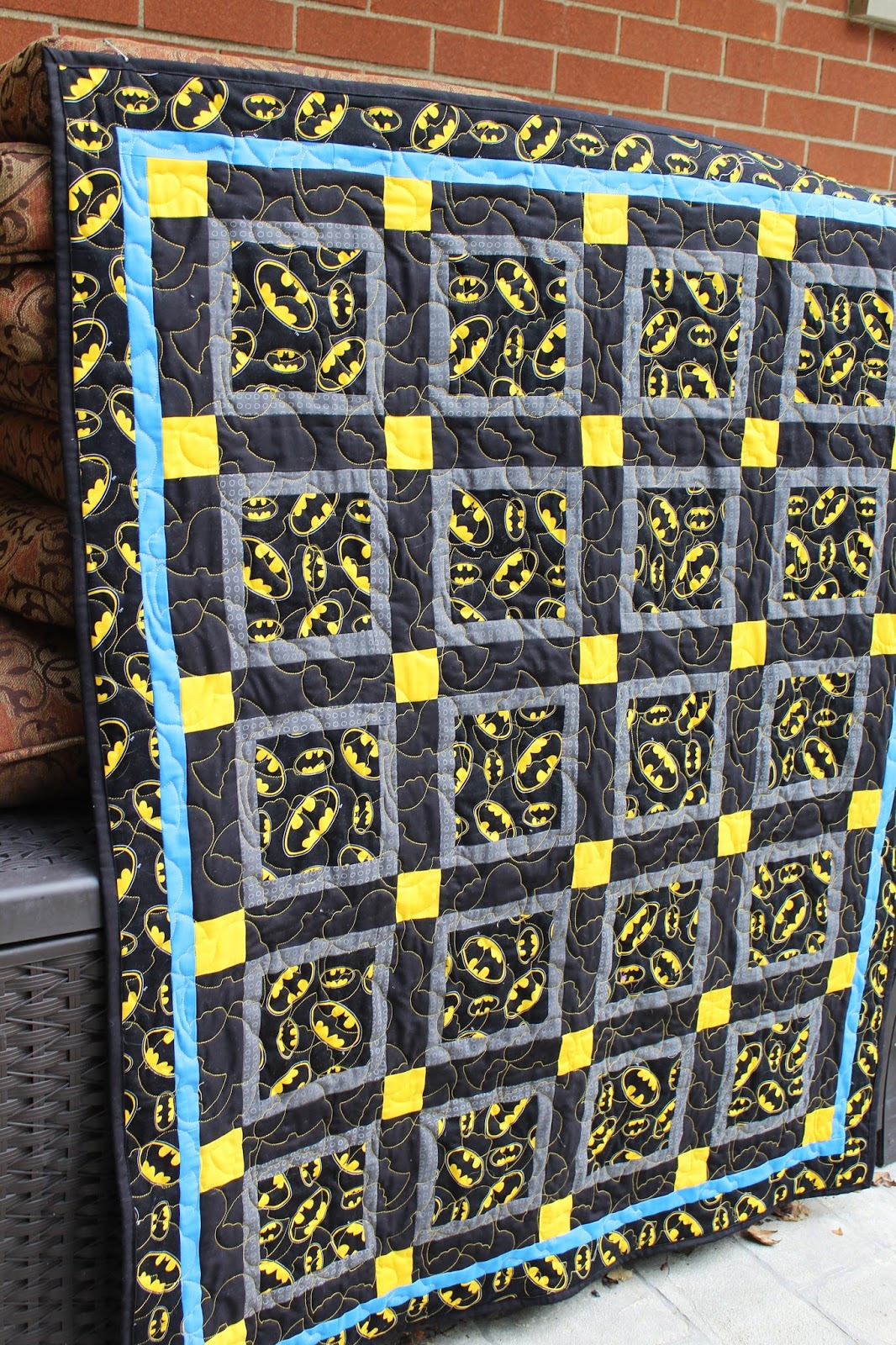 Ohio Thoughts: Child's Batman Quilt