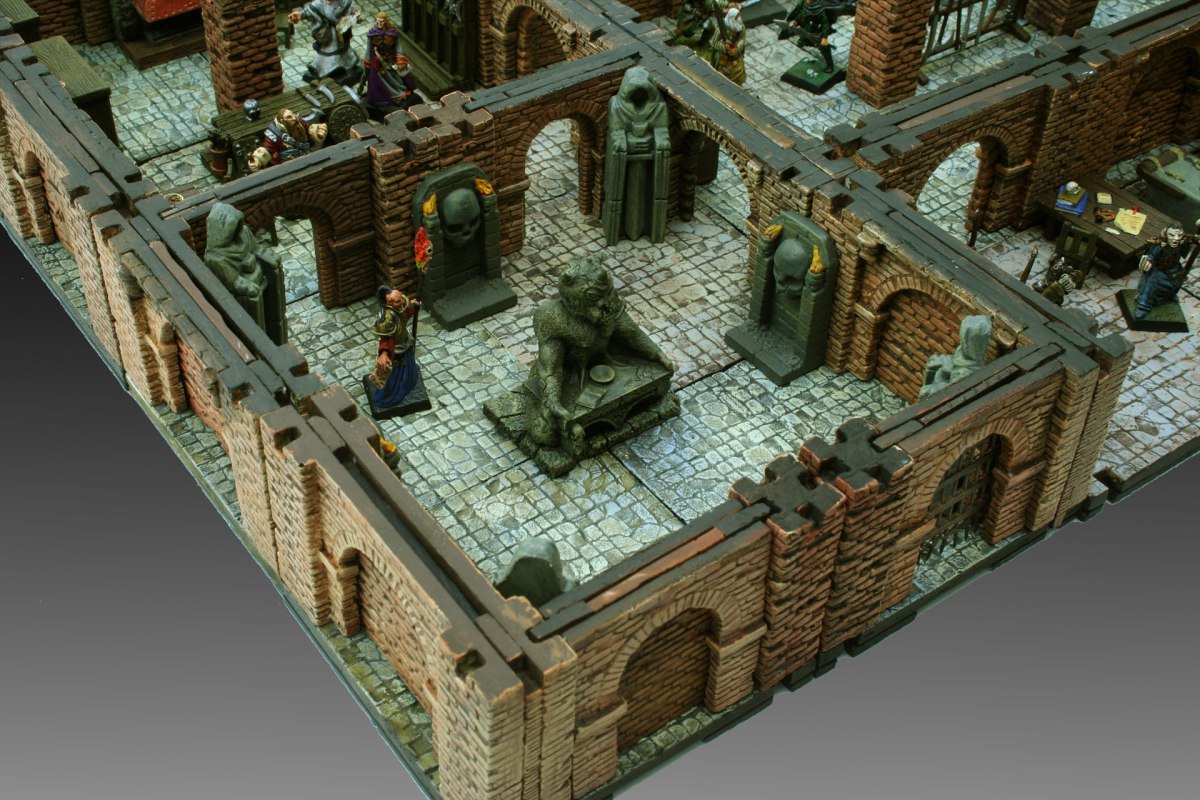 D&D 3D modular dungeons