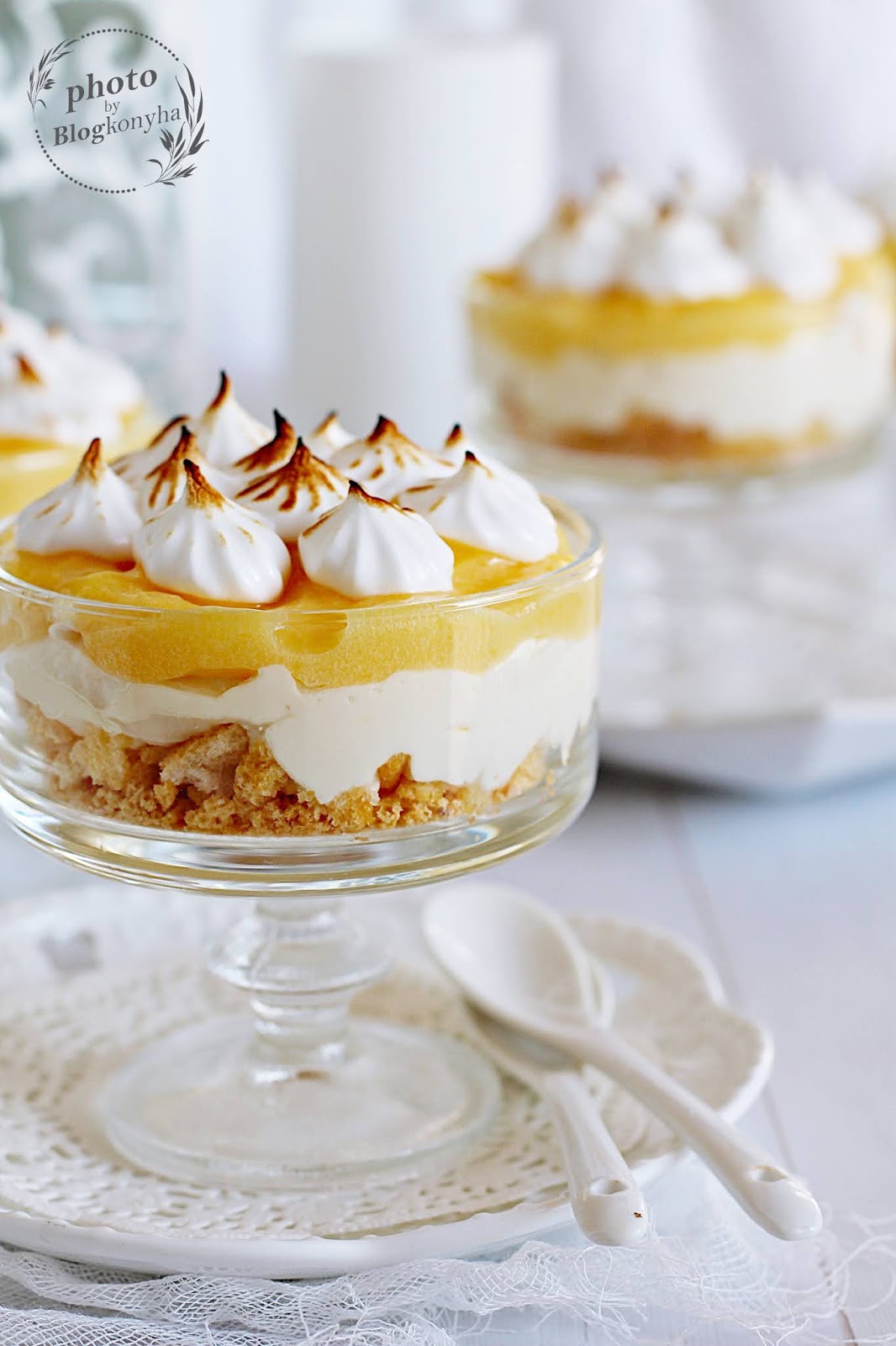 BLOGKONYHA: ~ CITROMTORTA POHÁRBAN