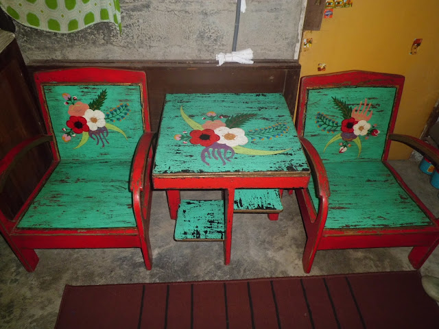 Table for the Java arm chairs