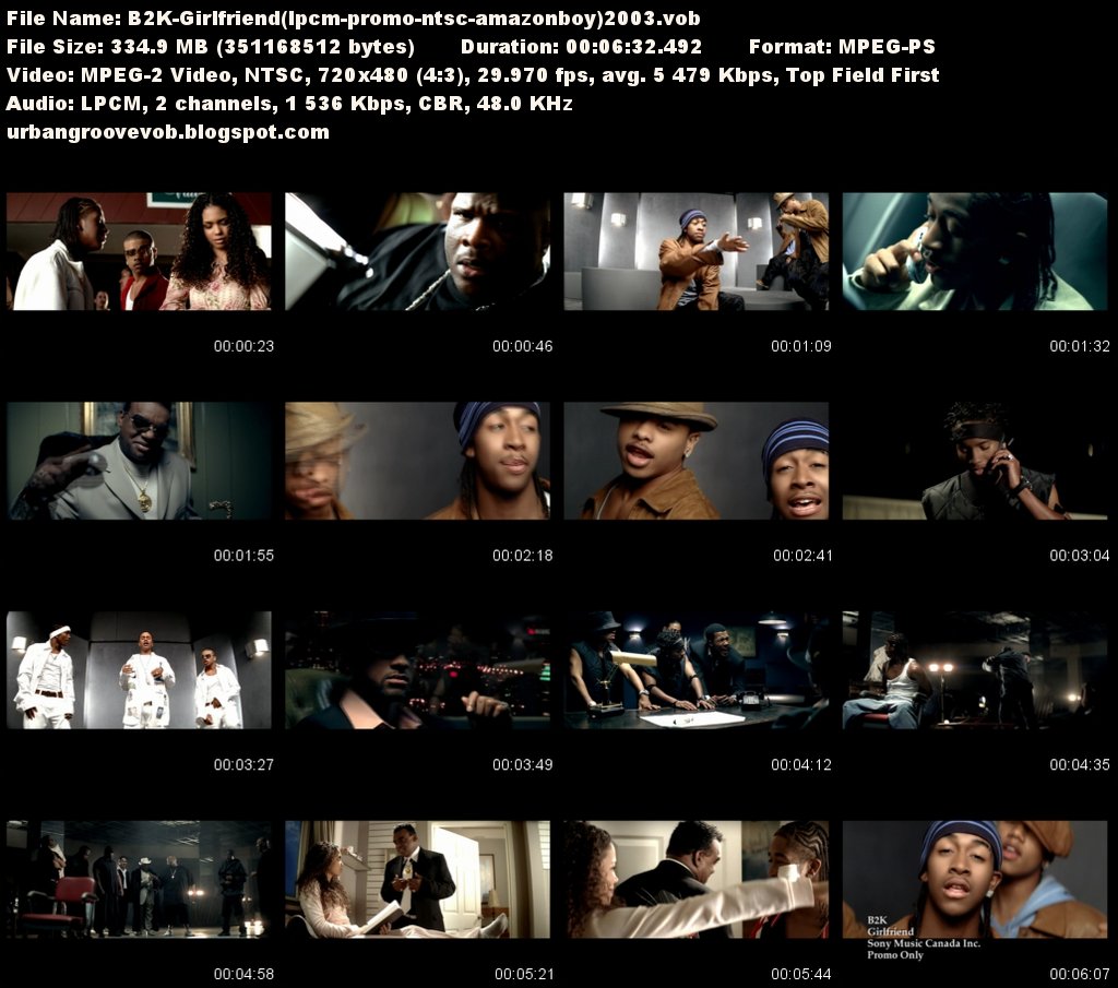 Urban Groove Vob Collection: B2K - Girlfriend (2003)