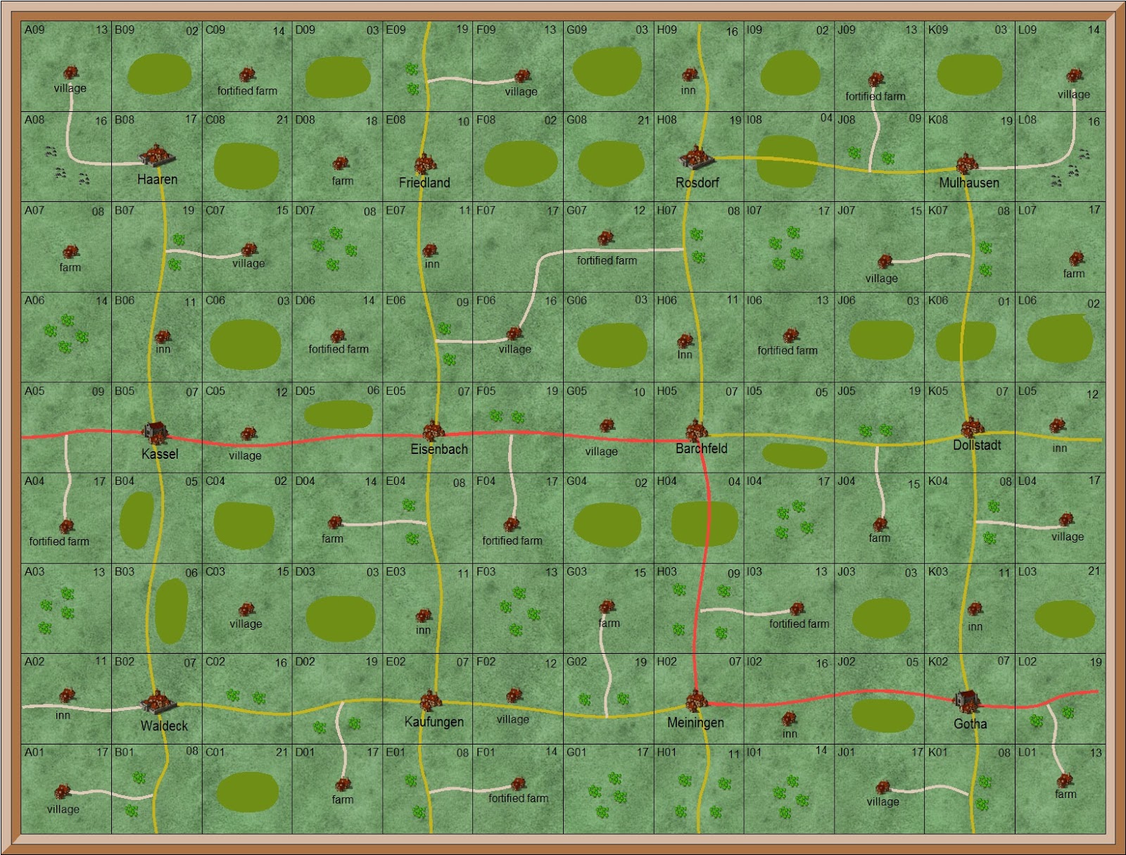 napoleonic wargaming: New Campaign Maps