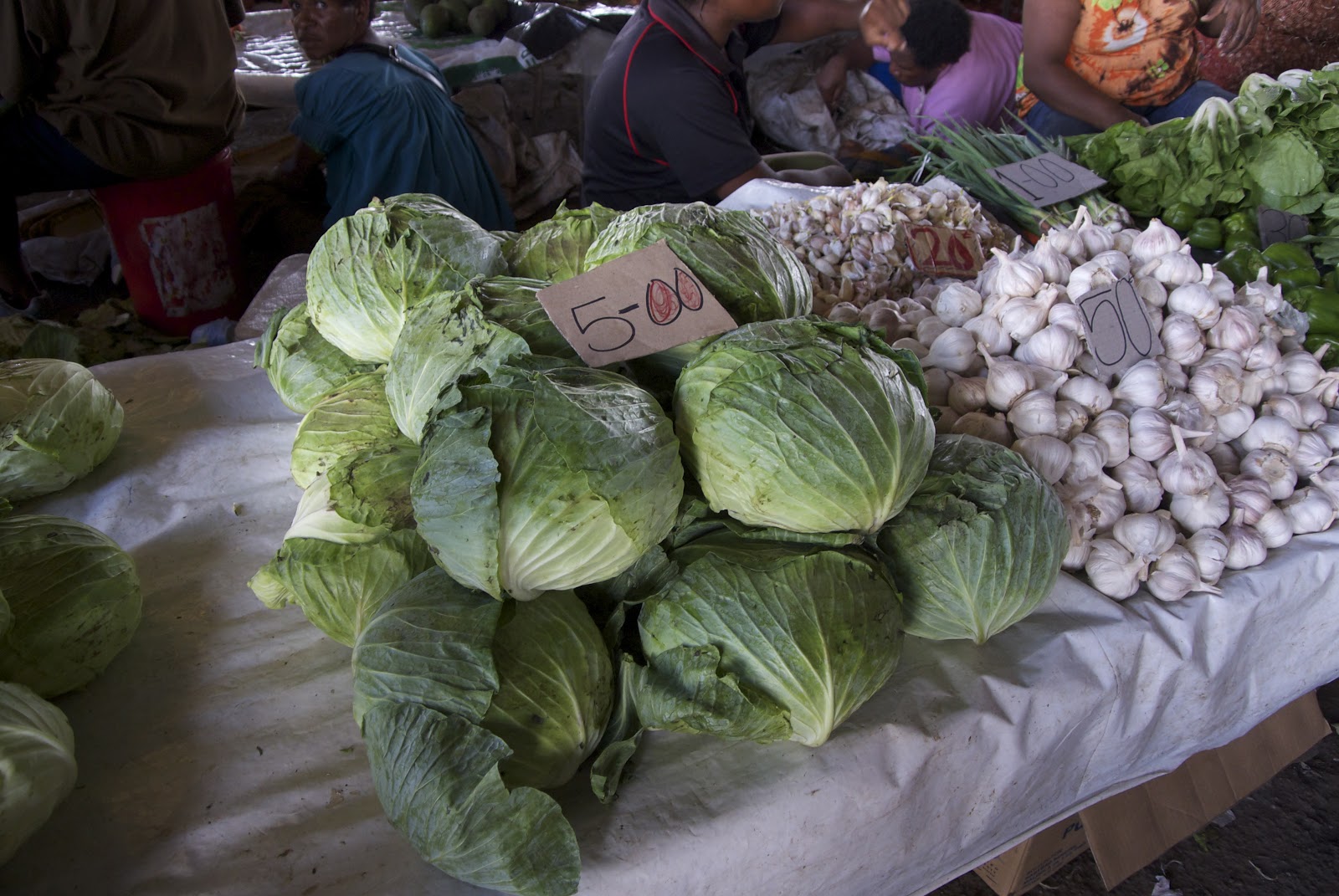 GlobalGoodFood: Lae fruit, vegetables produce market Papua New Guinea