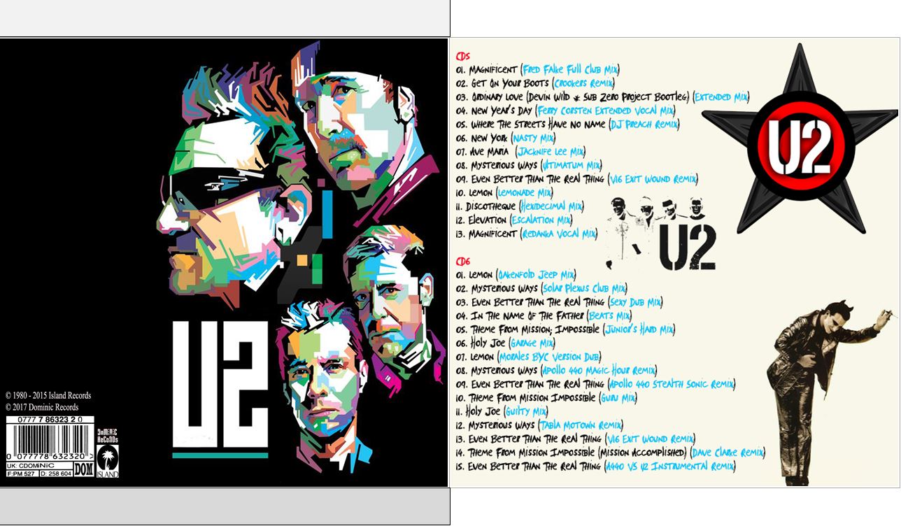 MUSICOLLECTION: U2 - Greatest Remixes - 2017
