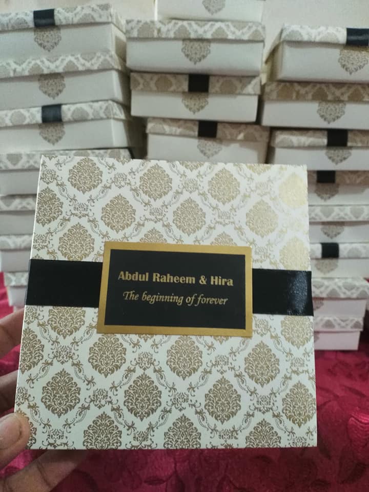 Bid boxes , favour boxes , Nikkah boxes , favour boxes Pakistan bidd ...
