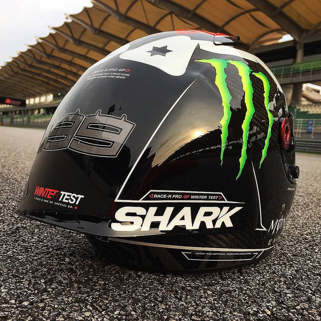 Racing Helmets Garage: Shark Race-R Pro GP J.Lorenzo Test Sepang 2018