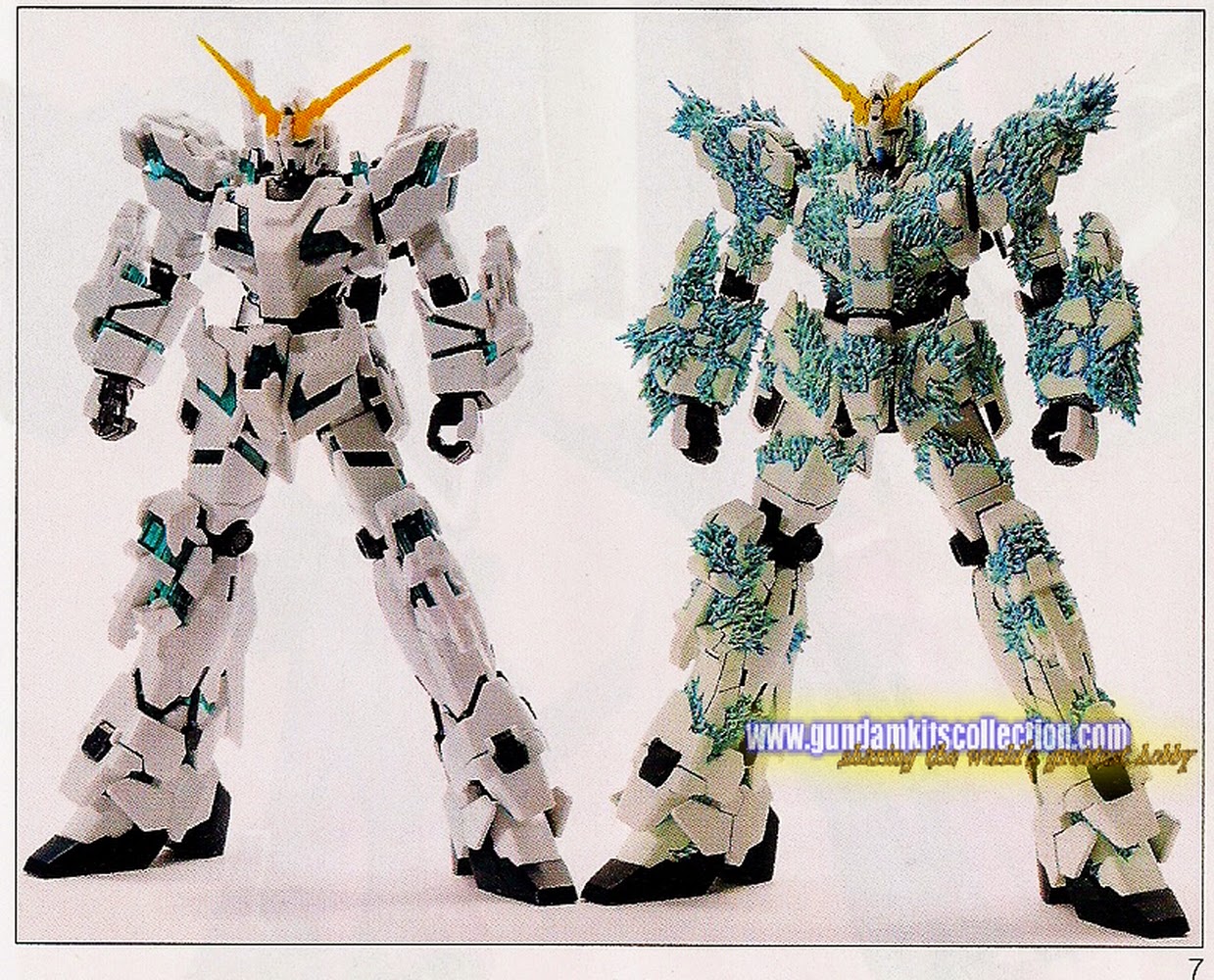 1/144 Unicorn Gundam Awakening Mode Crystallization State - Custom Build