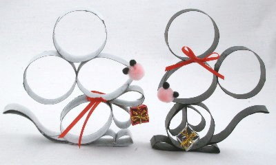Childmade Tutorials: Paper Roll Mice