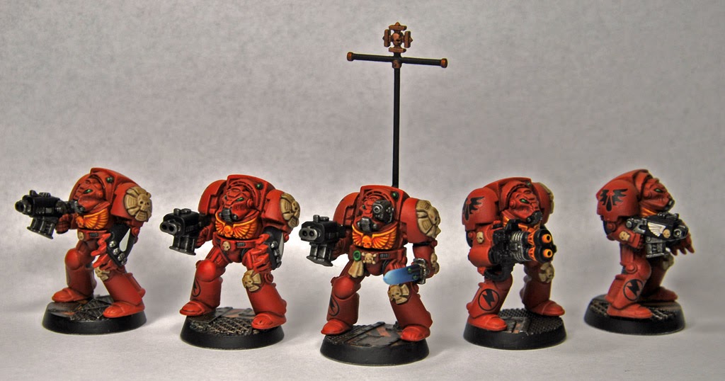 Realms of Miniatures: Space Hulk - 2nd edition - Blood Angels Terminators