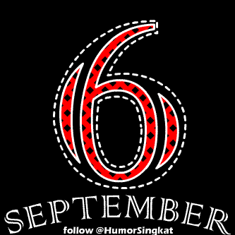 6 September gambar animasi angka GIF | Display Picture BBM
